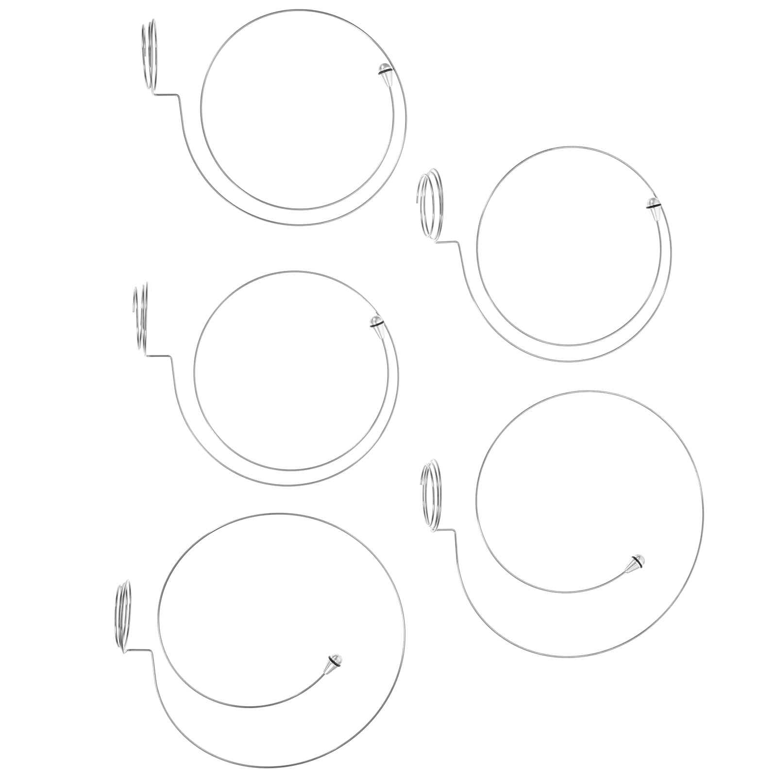 20 Pcs Magnifier Fixing Circle Loupe Holder Metal Loupe Holder ...