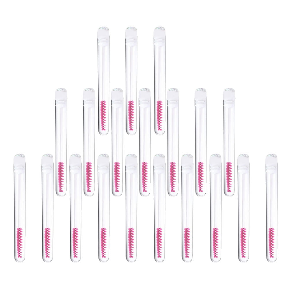 20 Pcs Makeup Tool Lash Clear Mascara for Eyelashes Tubing White ...
