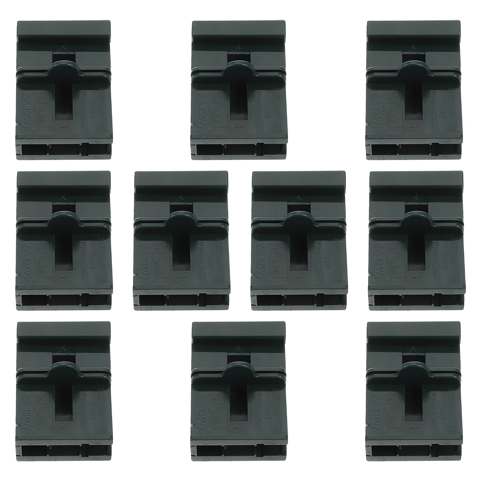 20 Pcs Male Female Plug Connector Lifting Socket Travel Green - Walmart.com