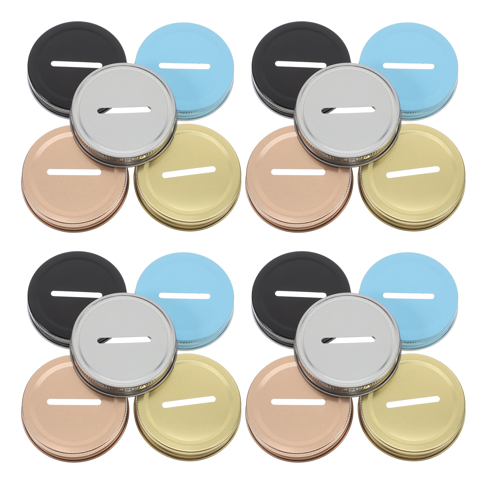 20 Pcs Mason Jars Piggy Bank Lid Rings Child Work - Walmart.com