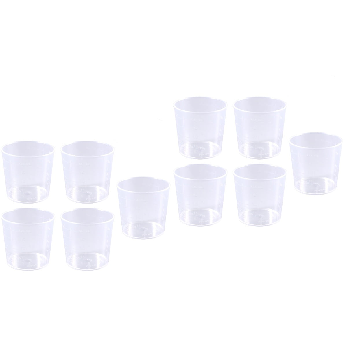20 Pcs Measuring Cups for Cooking Milliliter Resin Plastic Beakers ...