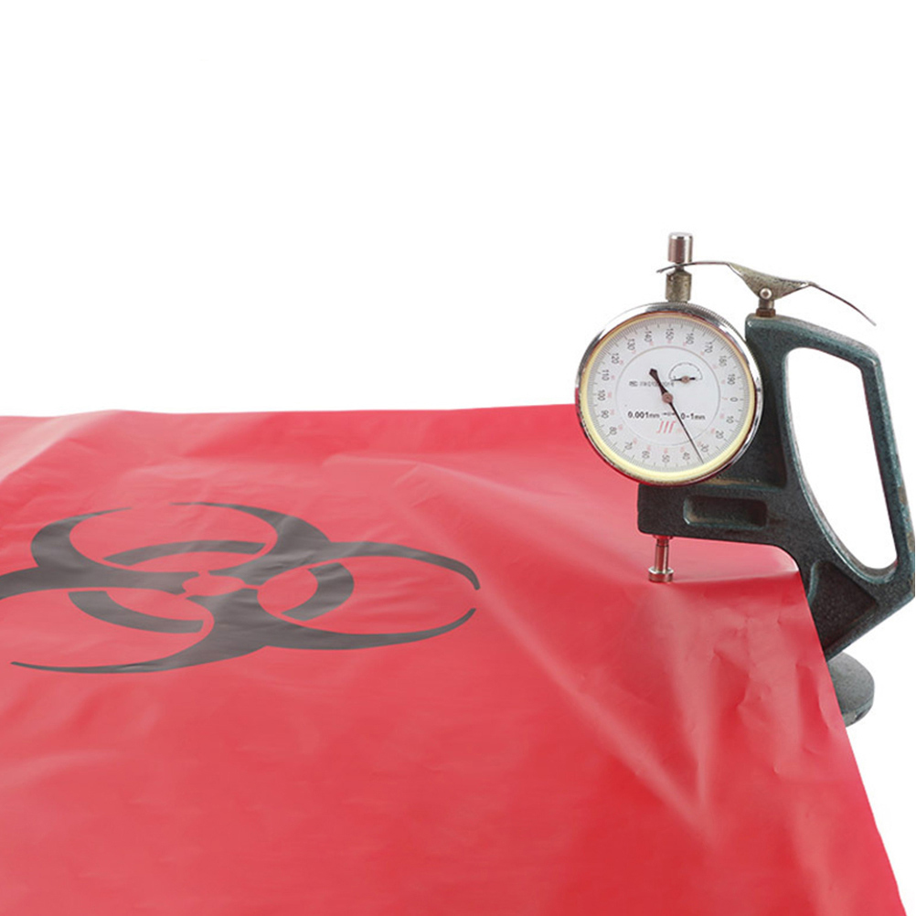 20 Pcs Medical Waste Bag Trash Can Liners Red Hazard Bags Storage ...