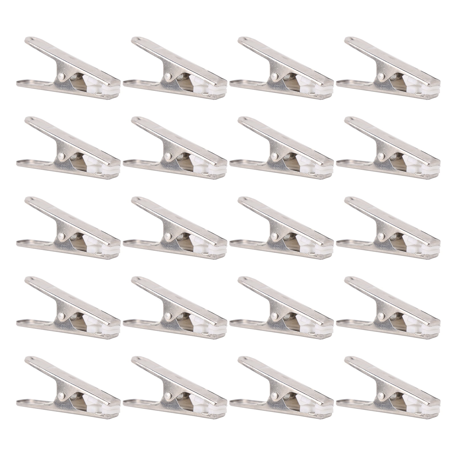 20 Pcs Metal Clothespins Drying Underwear Pegs Clamps for Clothes/Snack ...