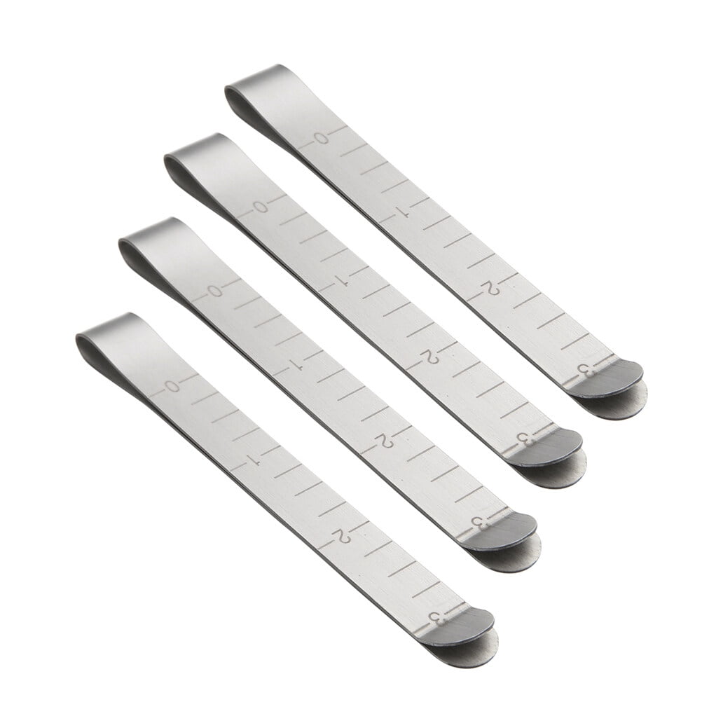 20 Pcs Metal Sewing Clips Hemming Clips 3 Inches Measurement Ruler ...