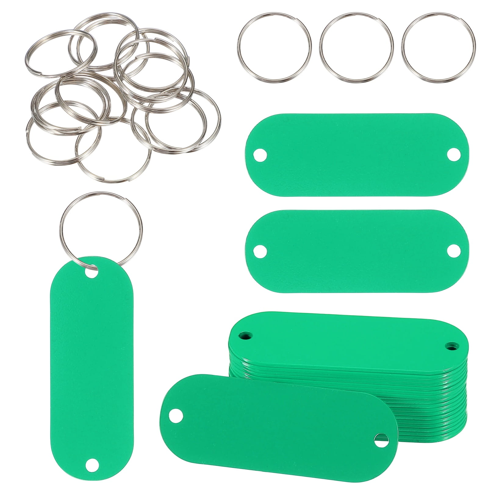 20 Pcs Metal Stamping Blanks, 2inch Stamping Name Tags Stainless Steel ...