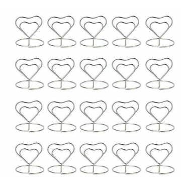 Efavormart Set of 10 Semicircle Rustic Wood Place Card Holders With ...