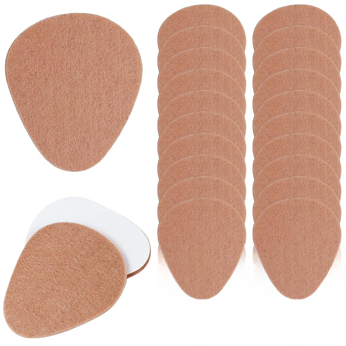 20 Pcs Metatarsal Felt Pads 1/4 Inch Thick Foot Insert Pads Ball of ...