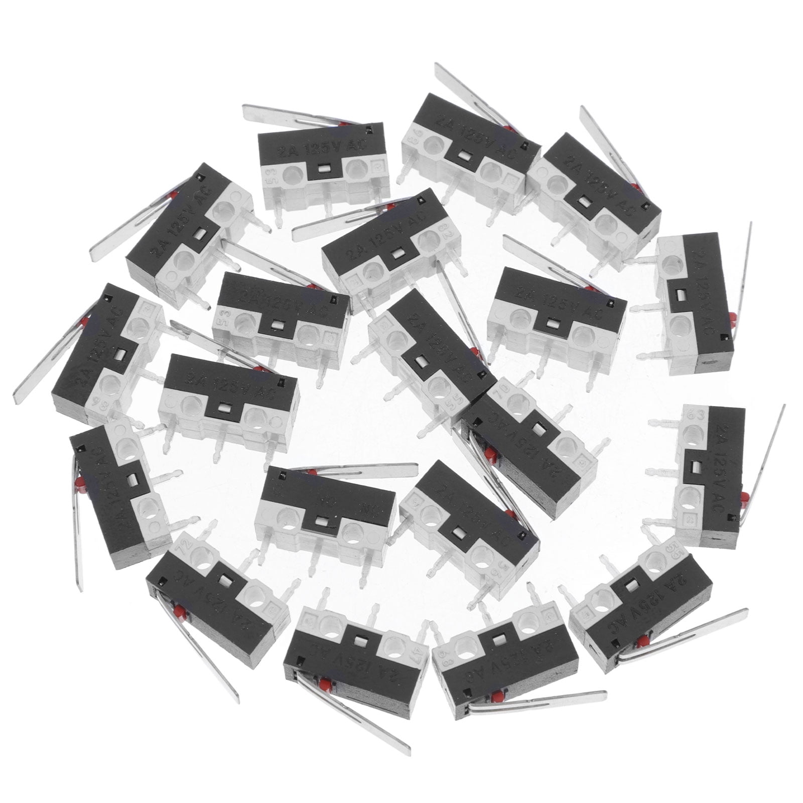 20 Pcs Micro Switch Close Limit Switch Micro Limit Switch Limit Switch ...