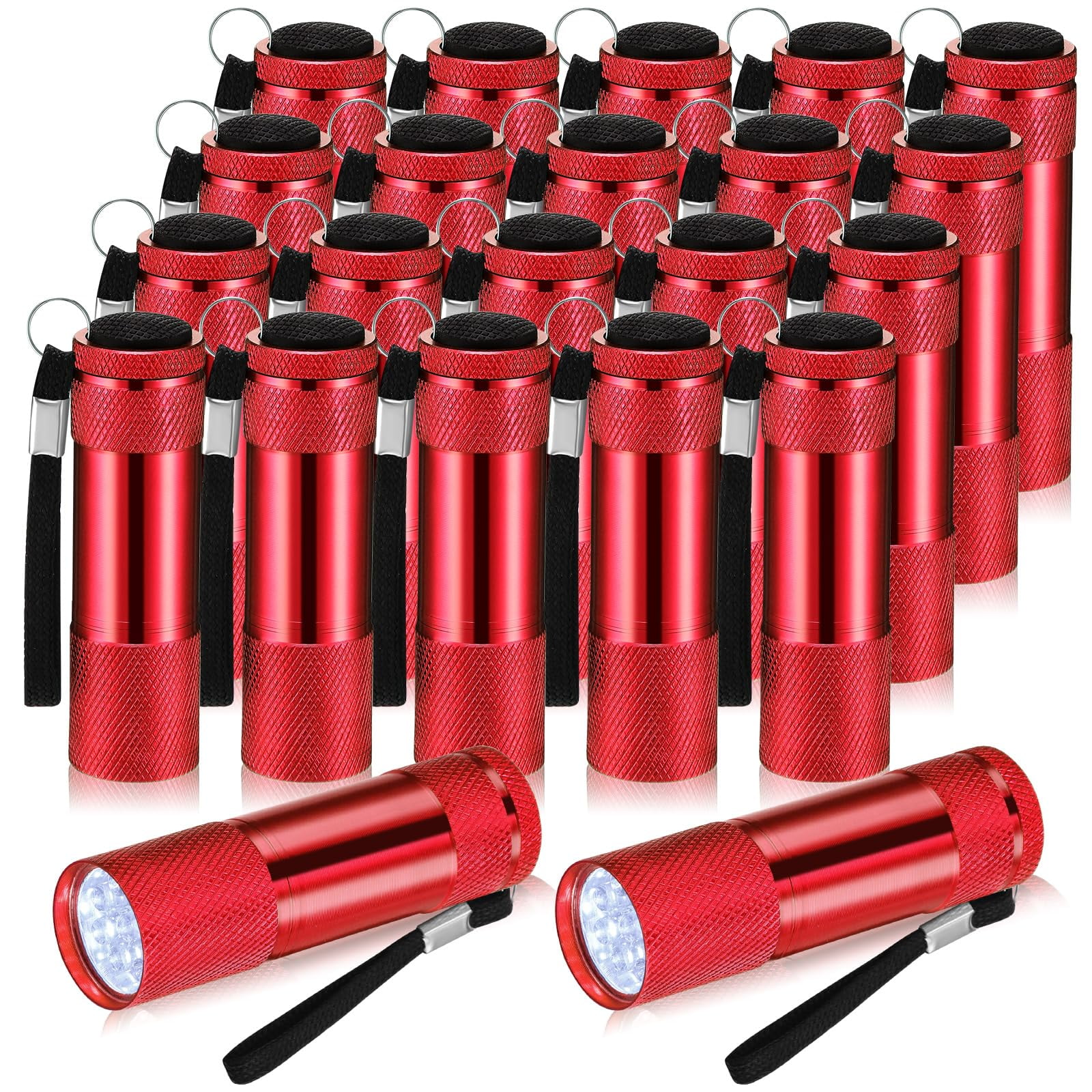 20 Pcs Mini Flashlights Bulk, Bright Aluminum Handheld Flash Light with ...