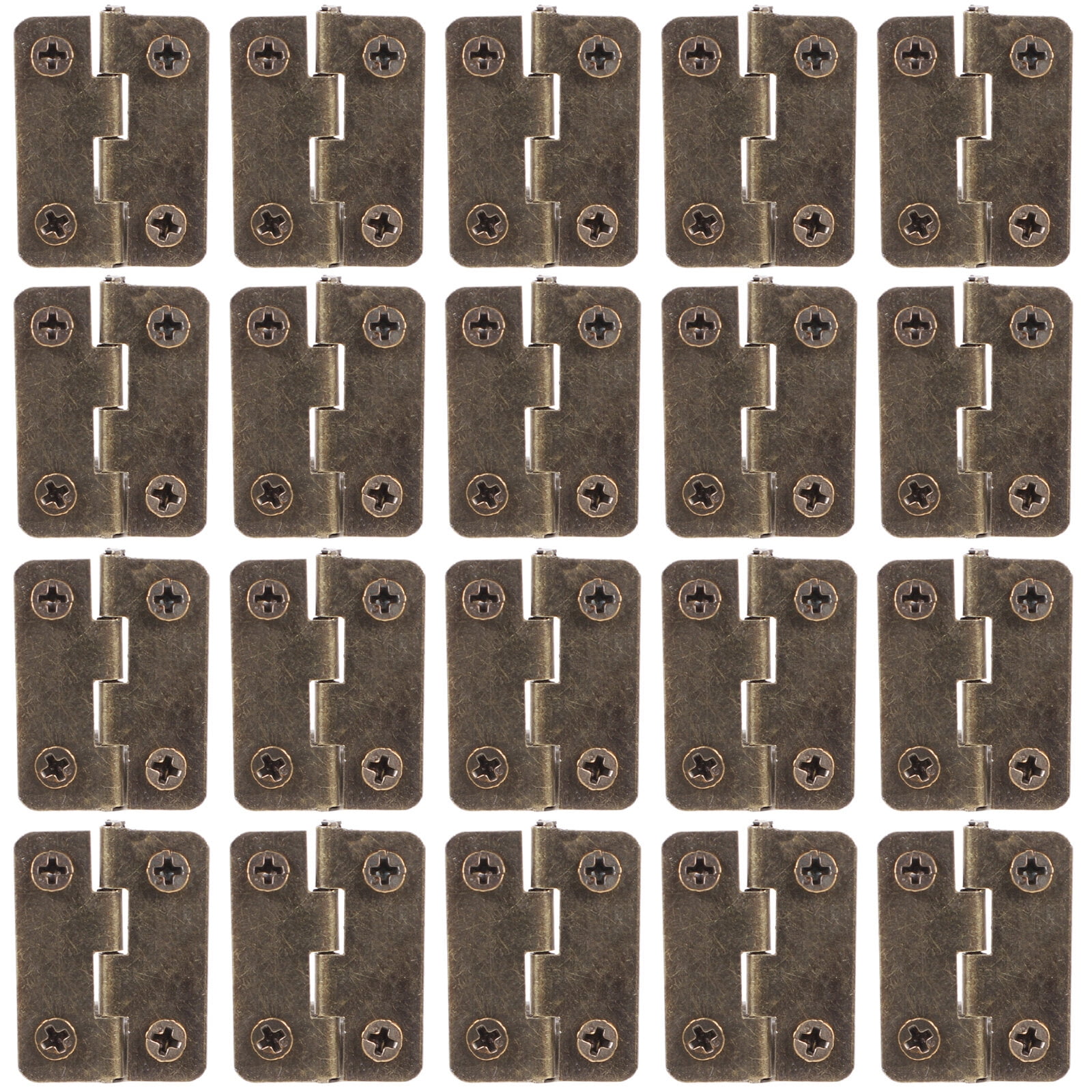 20 Pcs Mini Hinge Cabinet Hinges Chest Decked Accessories Small Anti ...