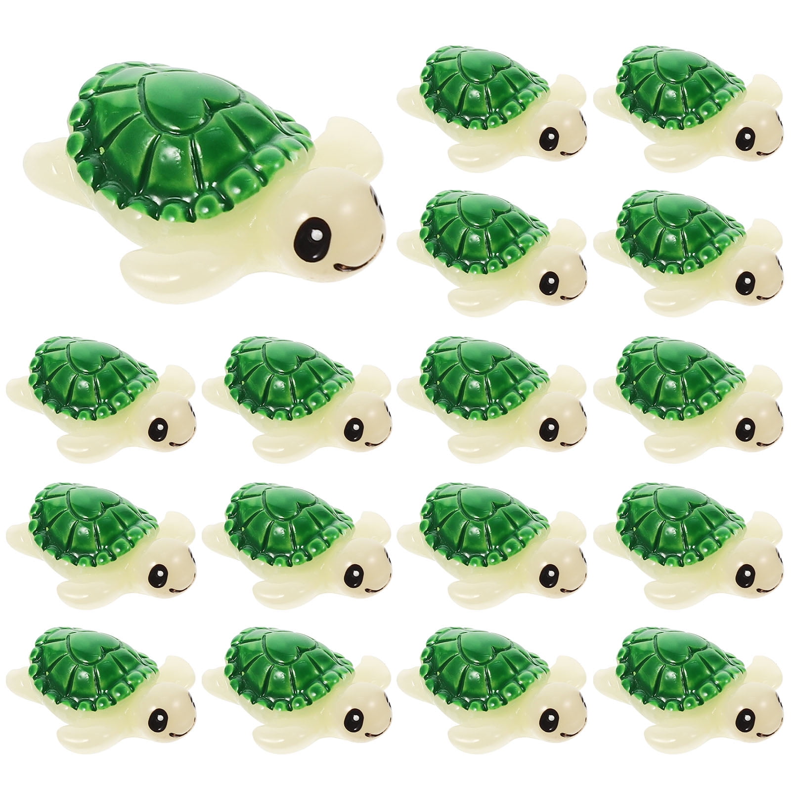 20 Pcs Mini Turtle Model Desktop Tortoise Figure Tabletop Figurine ...