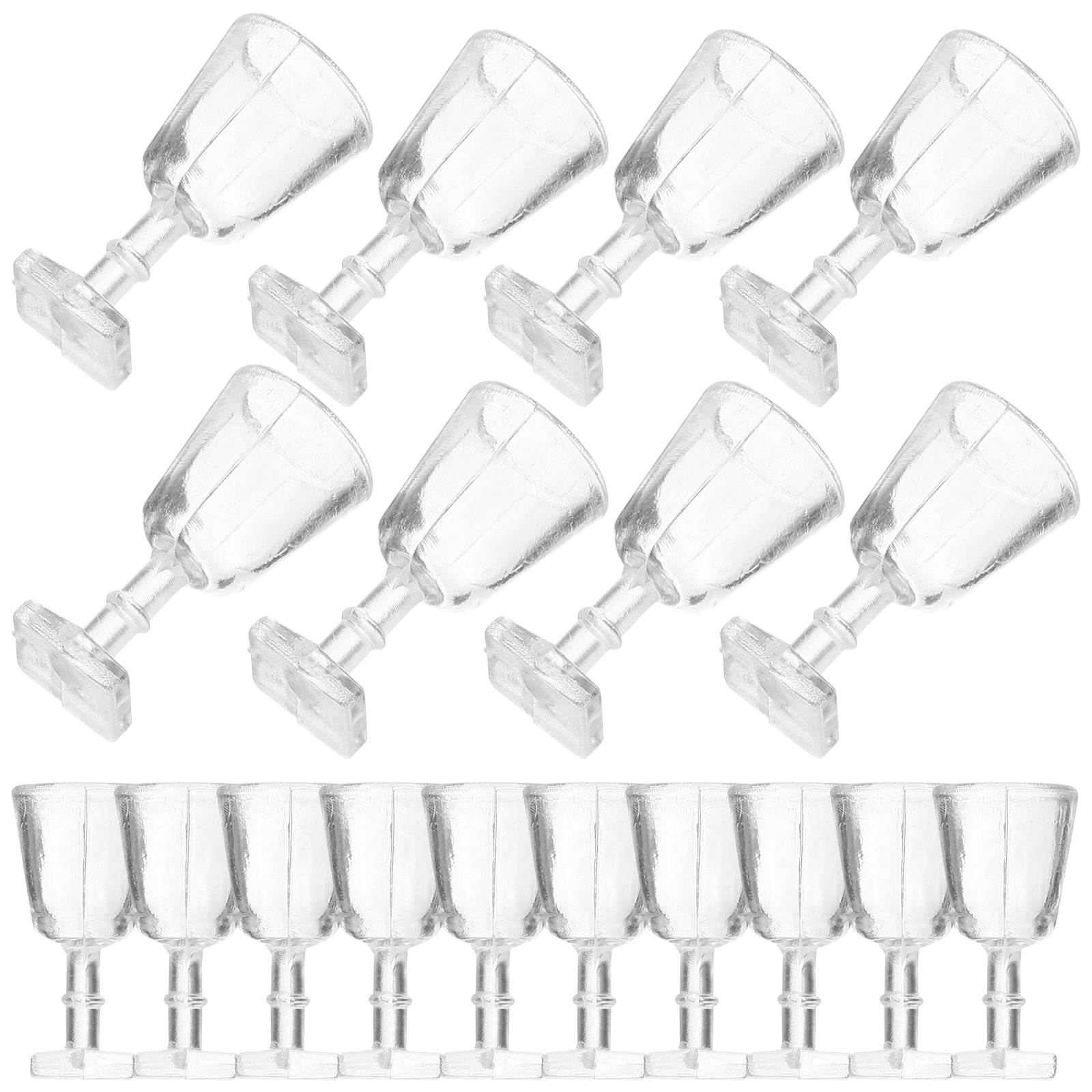 20 Pcs Mini Wine Glass Models Childrens Toys Cup Kids Miniature Doll ...