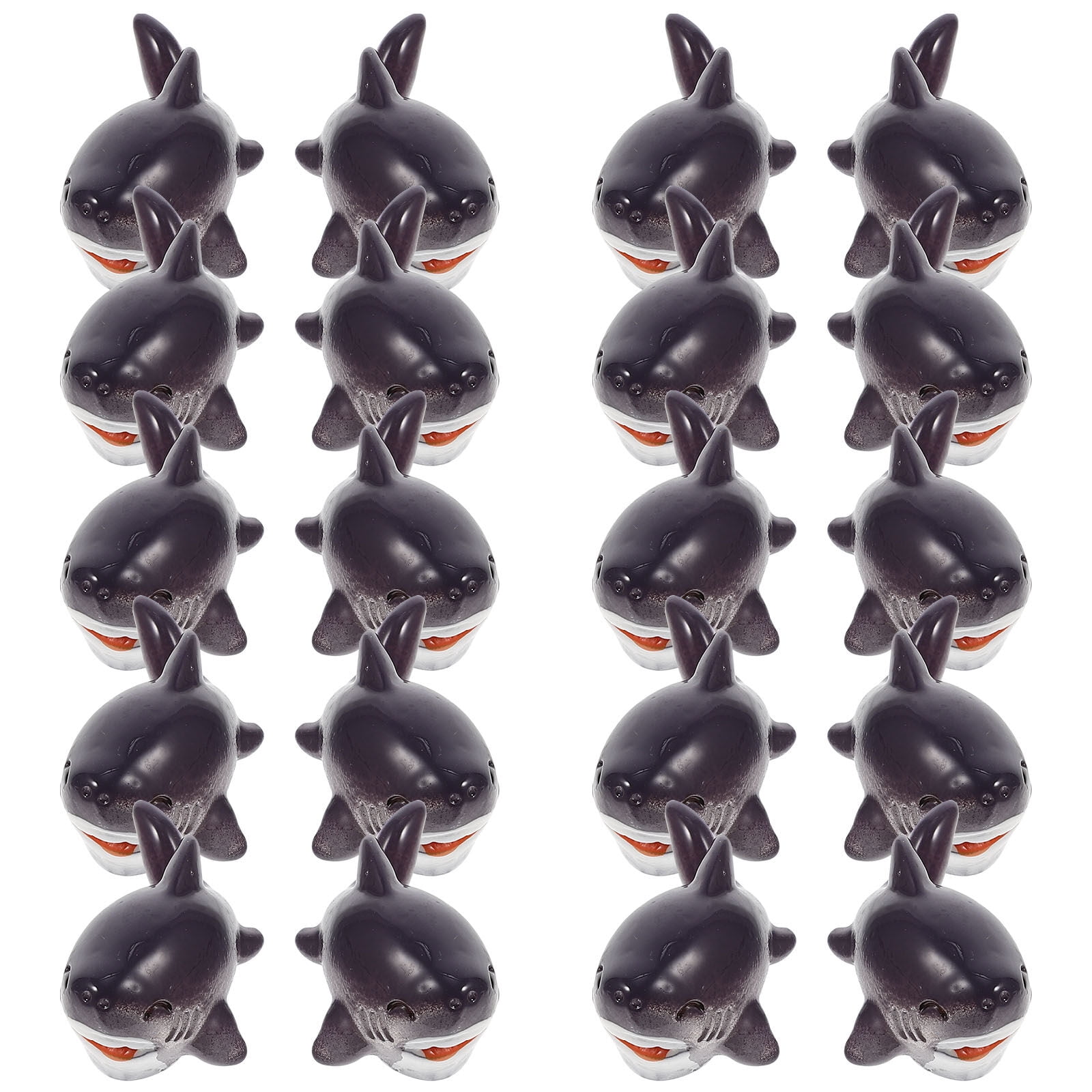 20 Pcs Miniature Shark Childrens Toys Tiny Animals Figures Ocean Decor ...