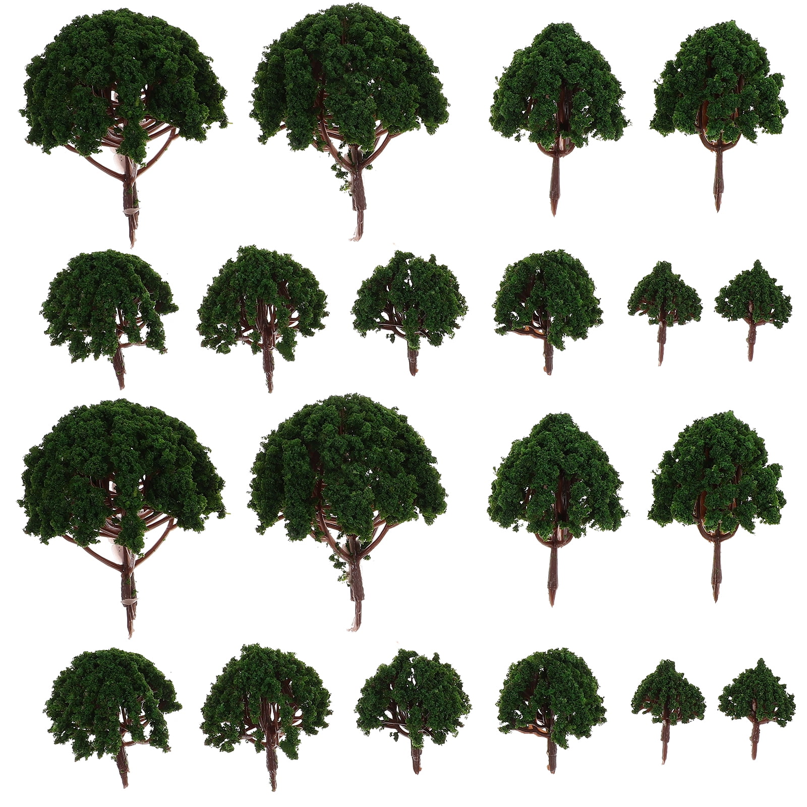 20 Pcs Model Railway Scenery N Gauge Mini Tree Model Landscape 8.00X5 ...