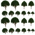 20 Pcs Model Railway Scenery N Gauge Mini Tree Model Landscape 8.00X5 ...