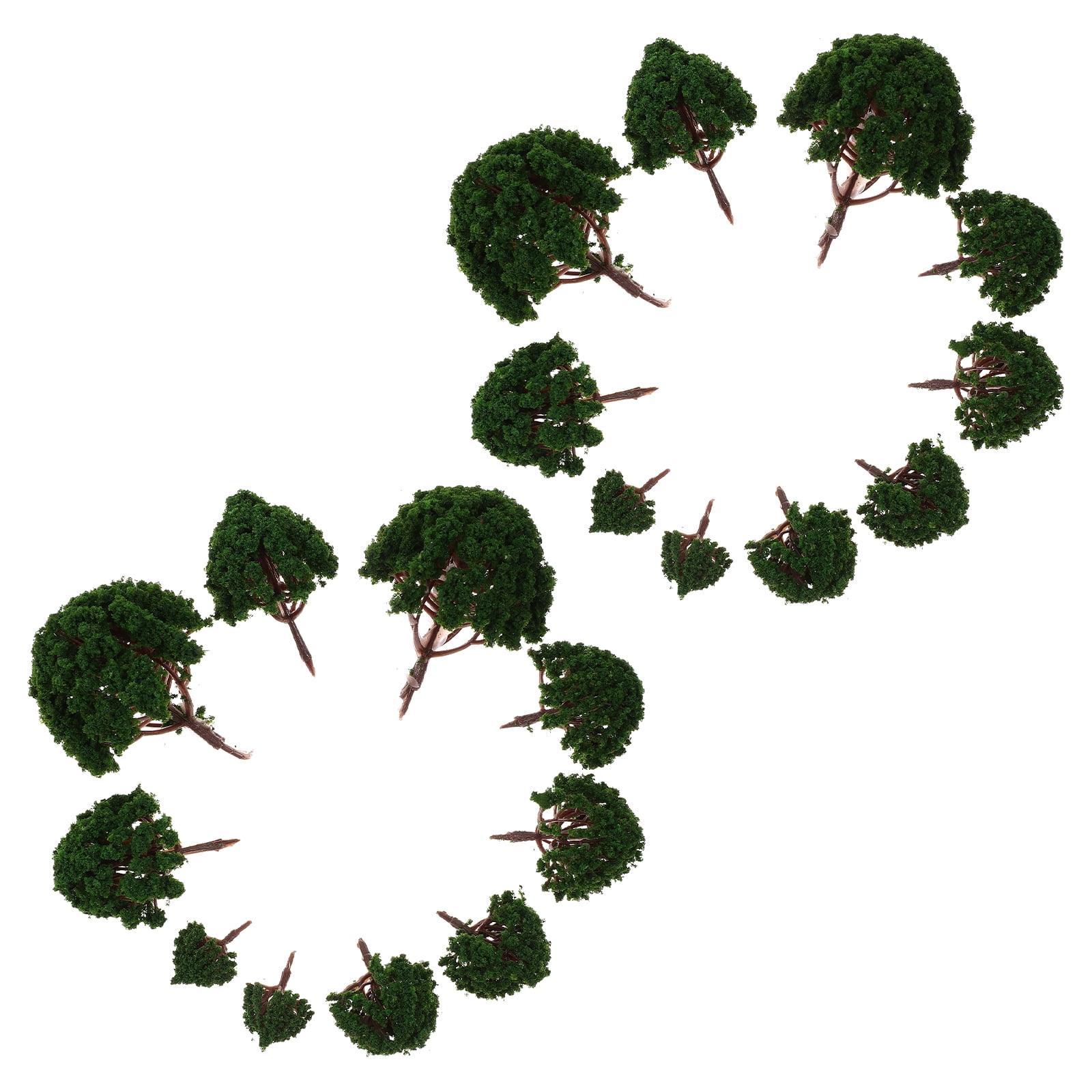 20 Pcs Model Scenery Tree Model Landscape Simulation Trees Mixed Model ...