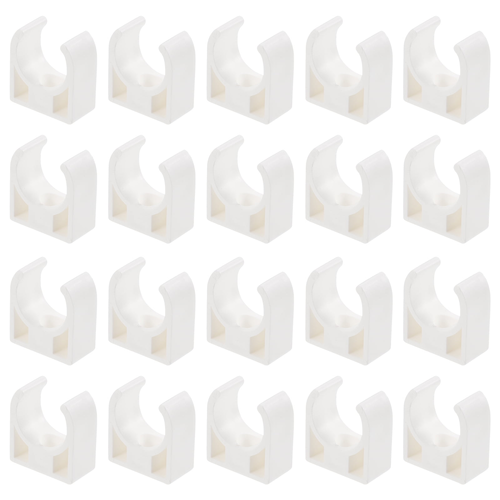 20 Pcs Motor Clip Electric Power Mounting Brackets Engine Mounts White ...