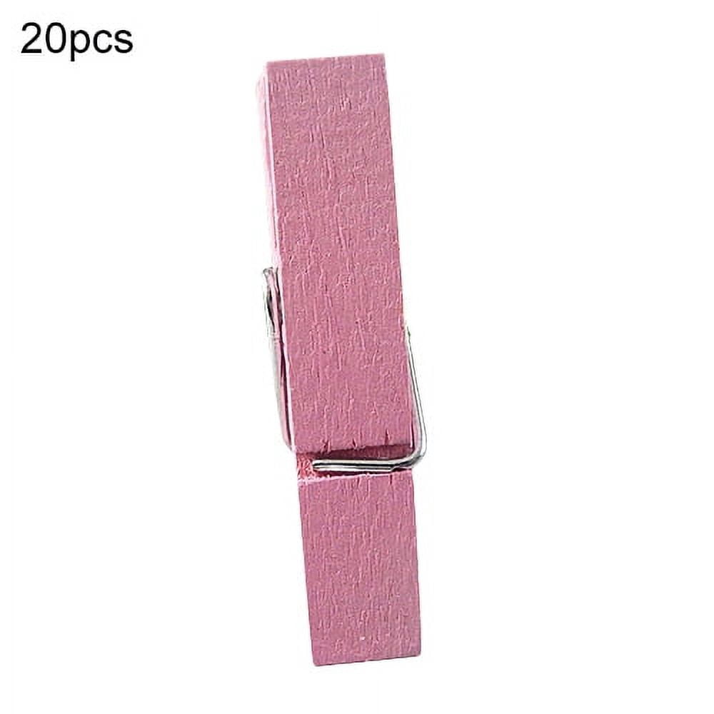 20 Pcs Multi-color Wood Clothespins Wooden Laundry Clothespins Paper ...