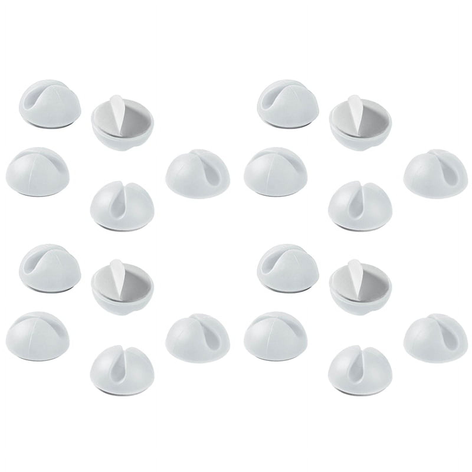 20 Pcs Multipurpose Desktop Holder Clips Wire Cord Line Fixer Wire ...