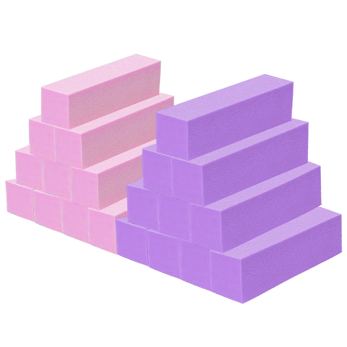 20 Pcs Nail Buffer Block For Acrylic And Natural Nails, 4 Sided Sanding ...