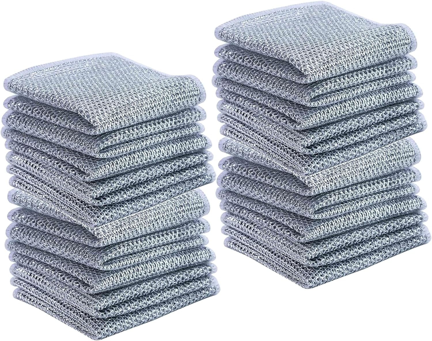 Auto Beyond 20 Pcs Wire Dishcloth, Diamond Mesh, Multipurpose for ...