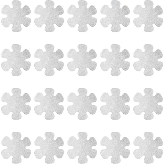 20 Pcs Non Slip Shower Stickers Bathtub Tub Transparent Adhesive ...
