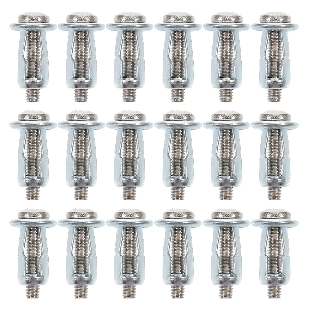 20 Pcs Nut Expansion Screw Thread Insertion Petal Nuts Small Pod ...