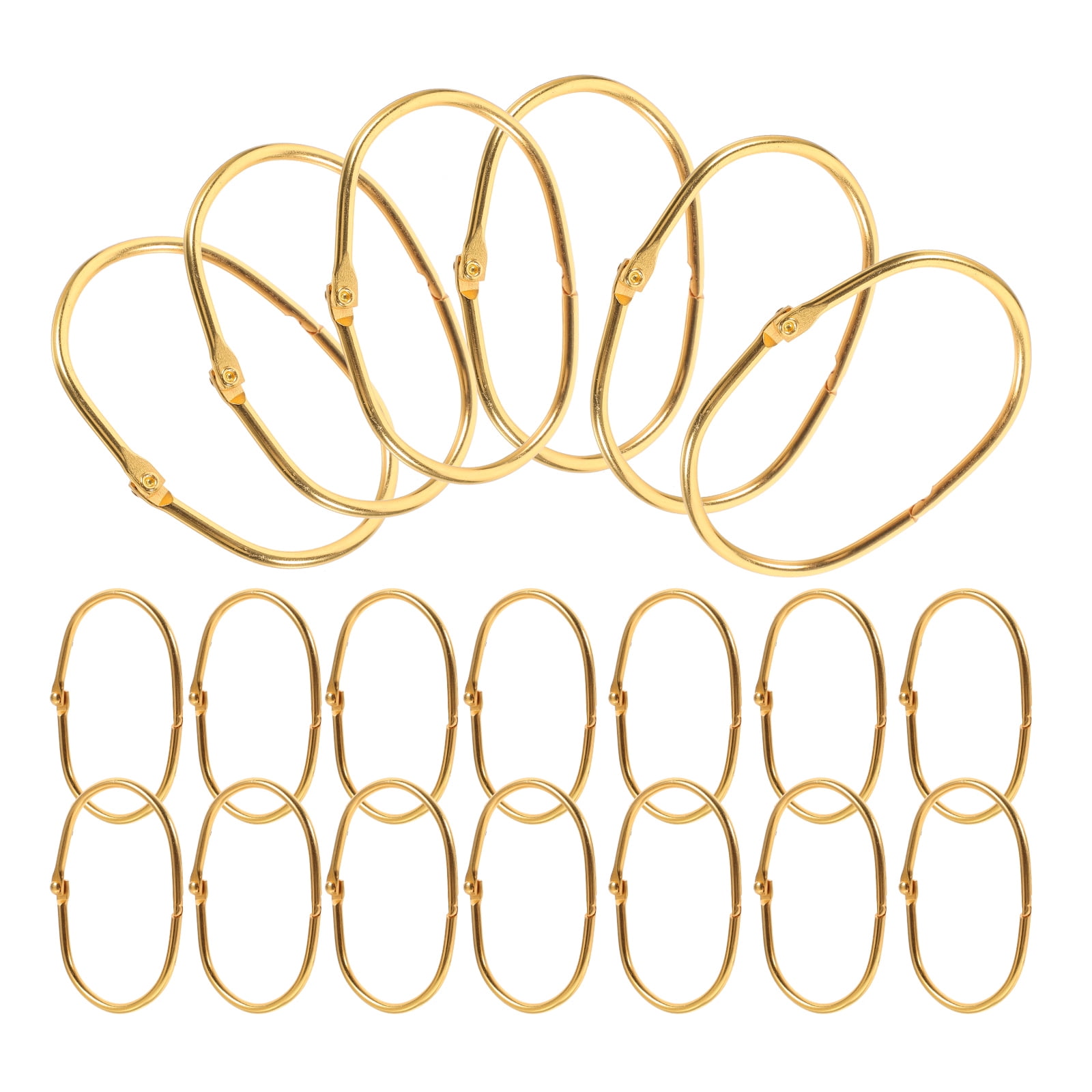 20 Pcs Open Shower Curtain Hook Window Curtain Rod Decorate Decorative ...