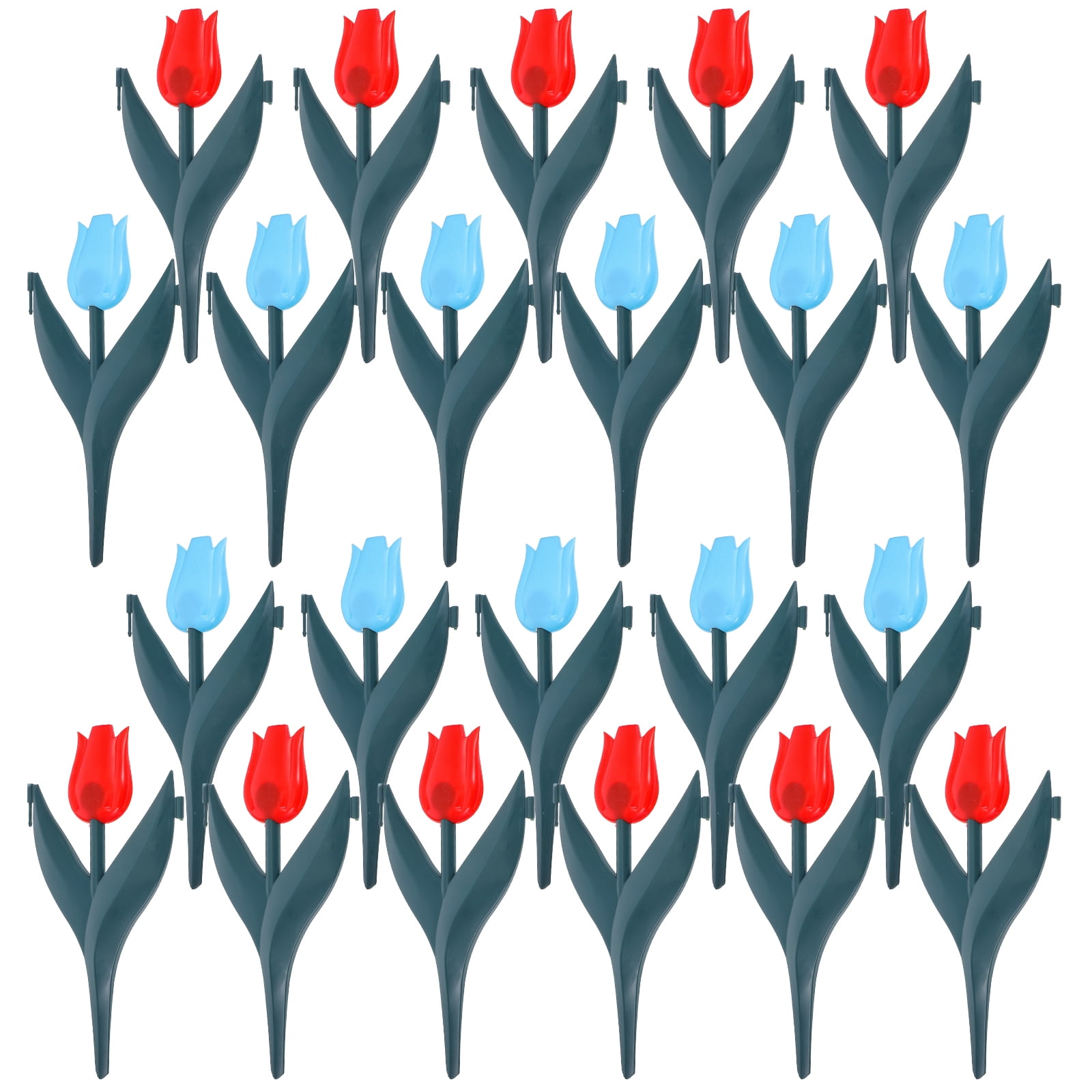 20 Pcs Optional Place Mats Square Hole Chisel Garden Fence - Walmart.com