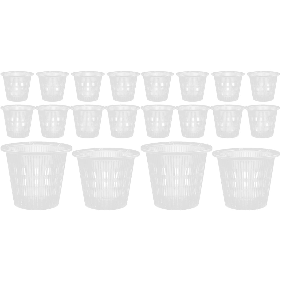 20 Pcs Orchid Pot Control Planter Plants Decor Indoor Nursery Plastic ...