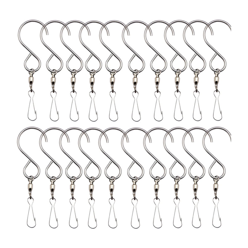 20 Pcs Outdoors Dual Swivel Hook Plant Hangers Sturdy Hooks - Walmart.com