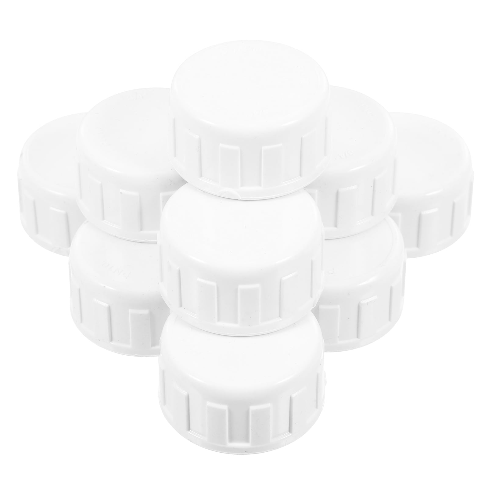 ELAYARD Pipe End Cap Fitting Pvc Cylindrical 20Pcs - Walmart.com