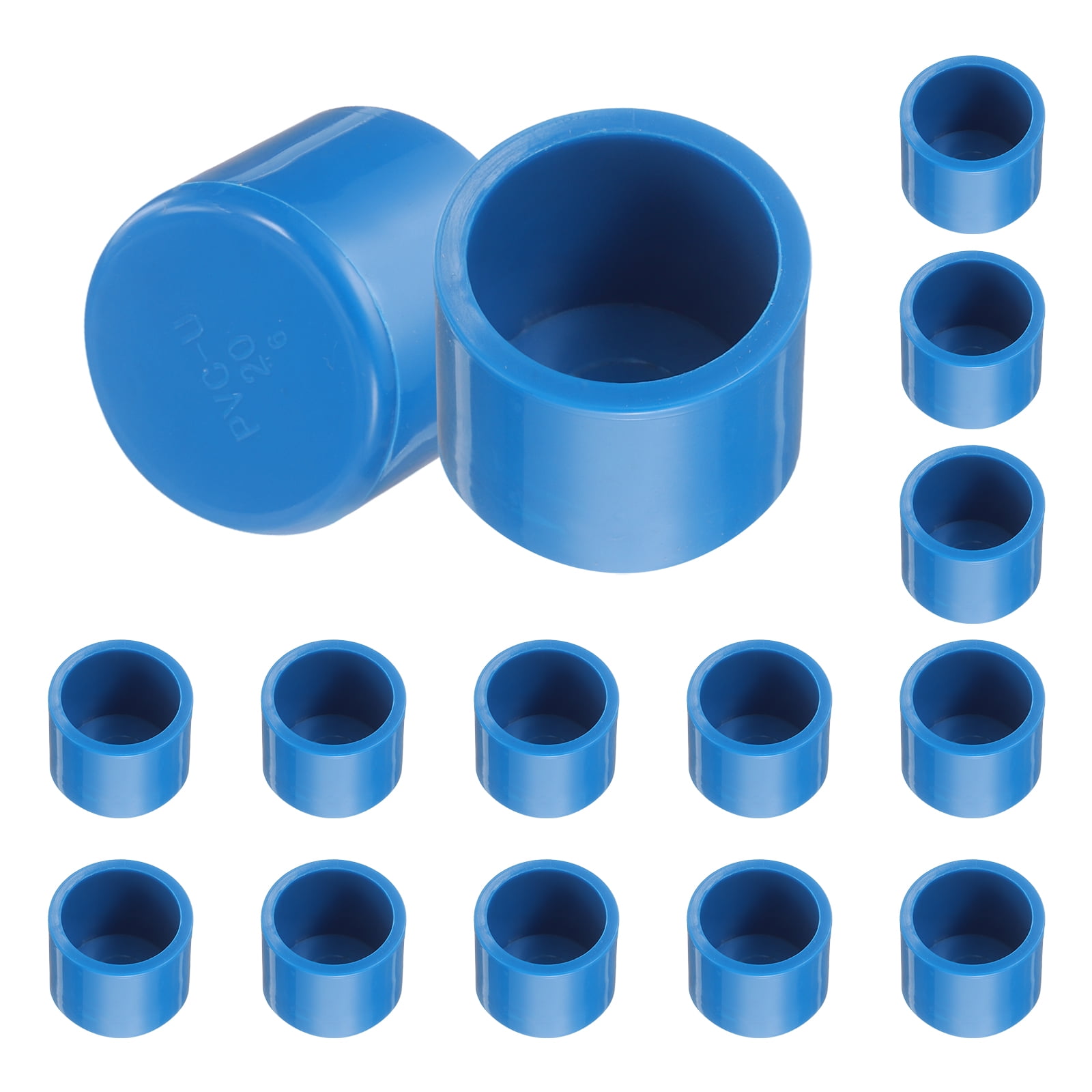 20Pcs Pipe End Cap Fitting, 20mm/0.8" ID Furniture Grade Pipe End Cap ...