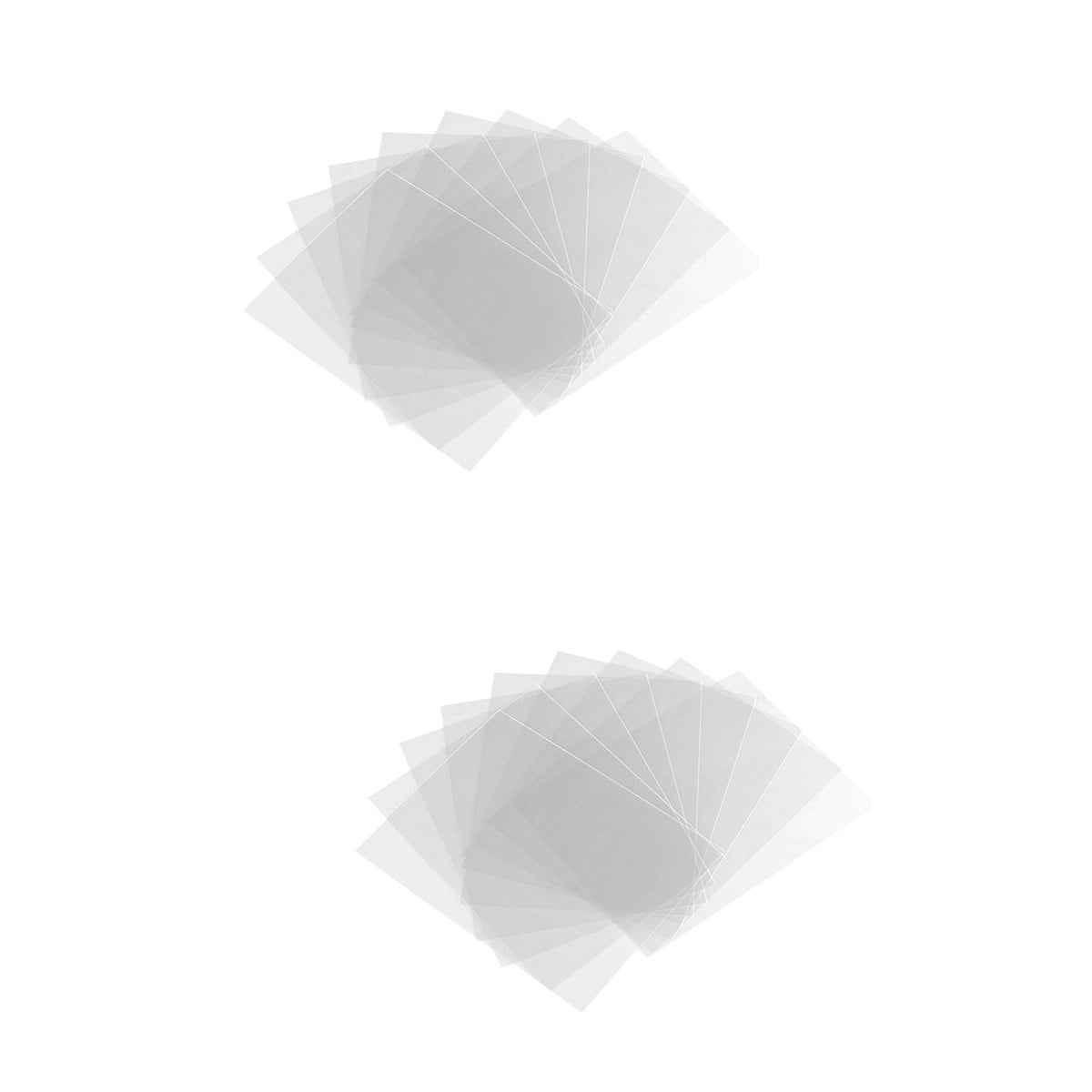 20 Pcs PVC Sticker Window Diaphragm Acrylic Blanks Crafting Poster ...