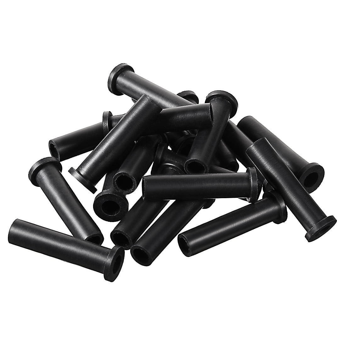 20 Pcs PVC Strain Relief Cord Boot Protector Cable Sleeve Hose 33mm ...