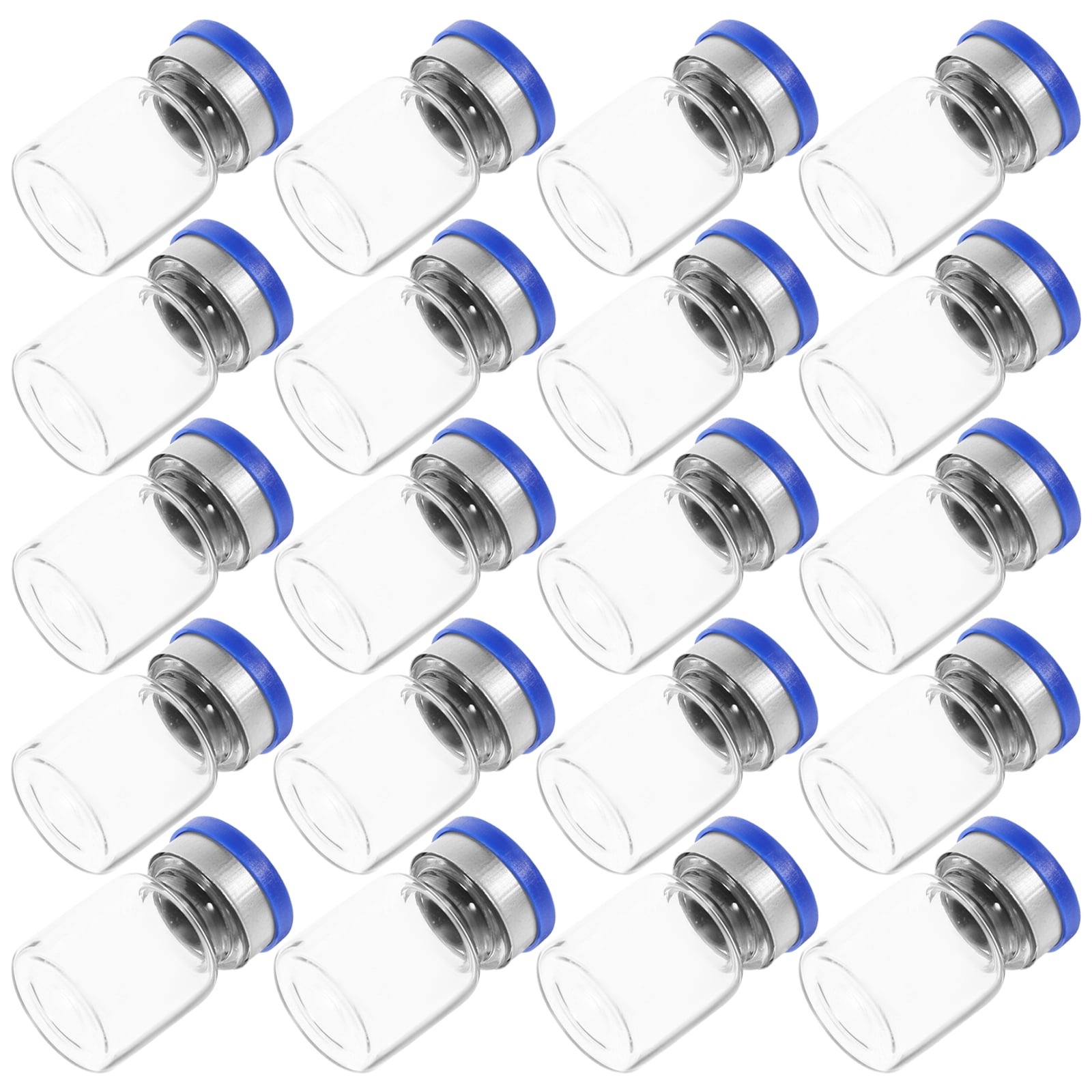 20 Pcs Packages Content Glass Containers For Liquids Bottle Sampling ...