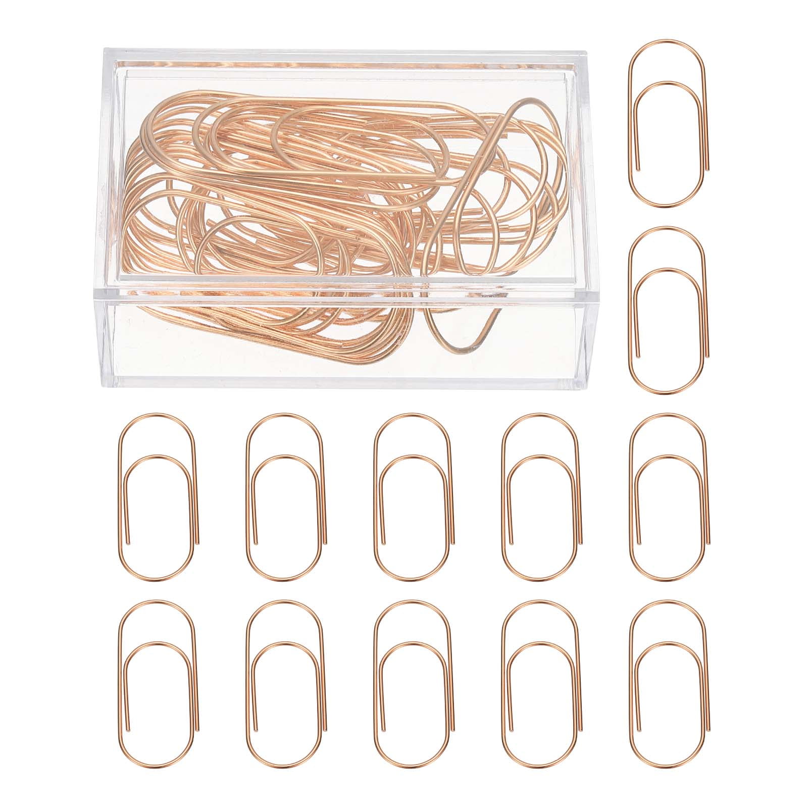 20 Pcs Paper Clip, Non-Skid Metal Paper Clamp Clips for Office Supplies ...