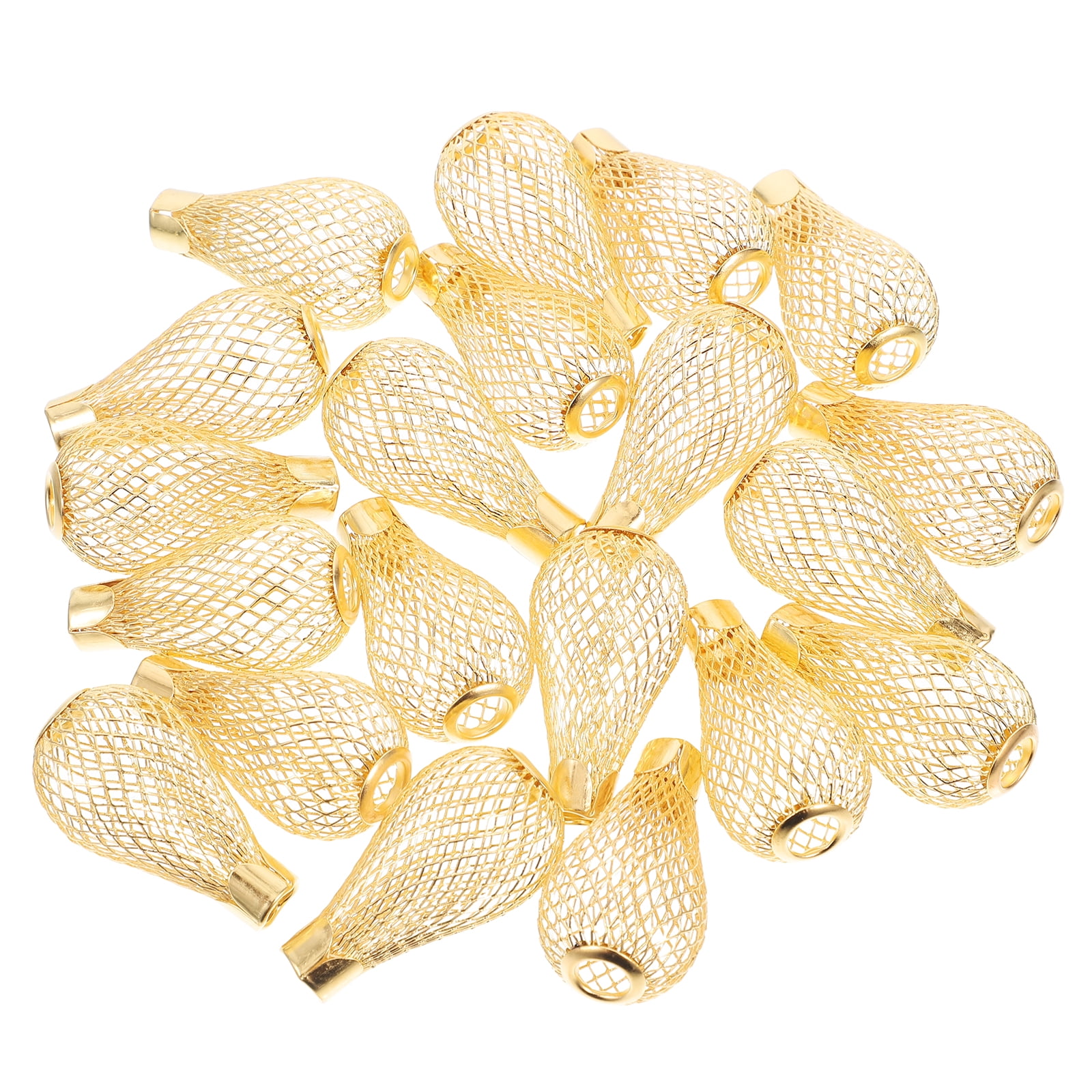 20 Pcs Pendant Shade Light Shades for Hanging Fixtures Golden - Walmart.com