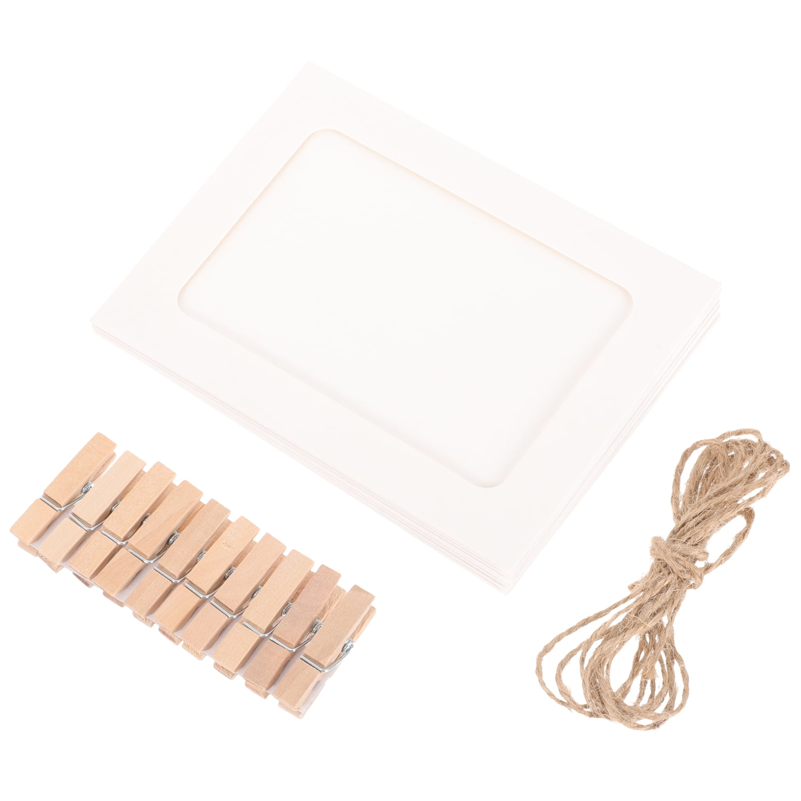 20 Pcs Photo Frame Jam Wall Collage Picture Frames Display Paper ...