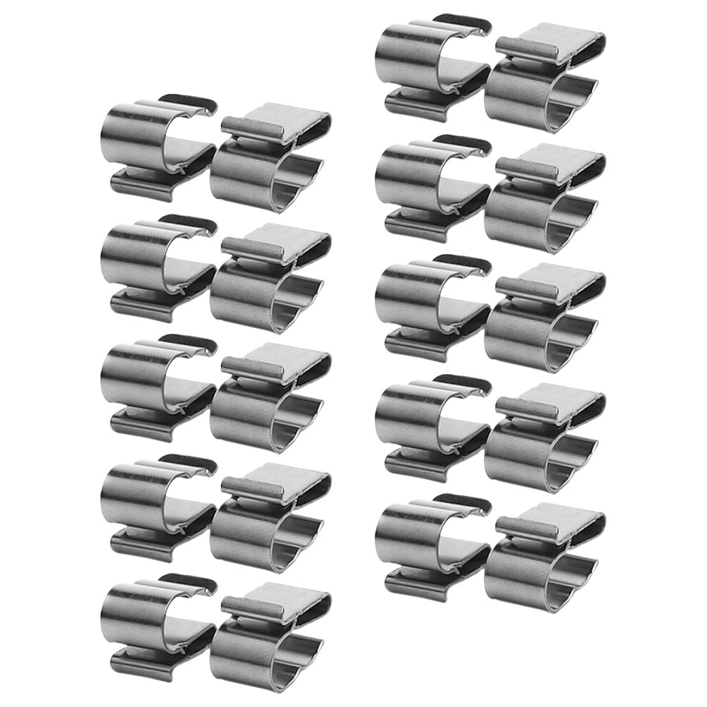 20 Pcs Photovoltaic Clamp Cord Clips Cable Clips Trailer Wiring Clips ...