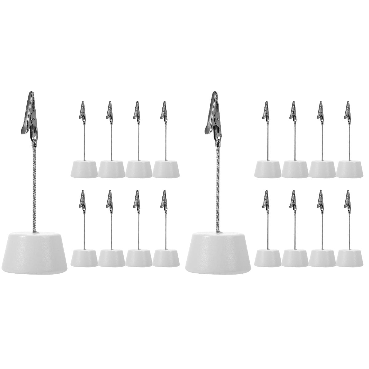 20 Pcs Picture Ornament Vintage Decor Tabletop Decor Photo Stands Photo ...