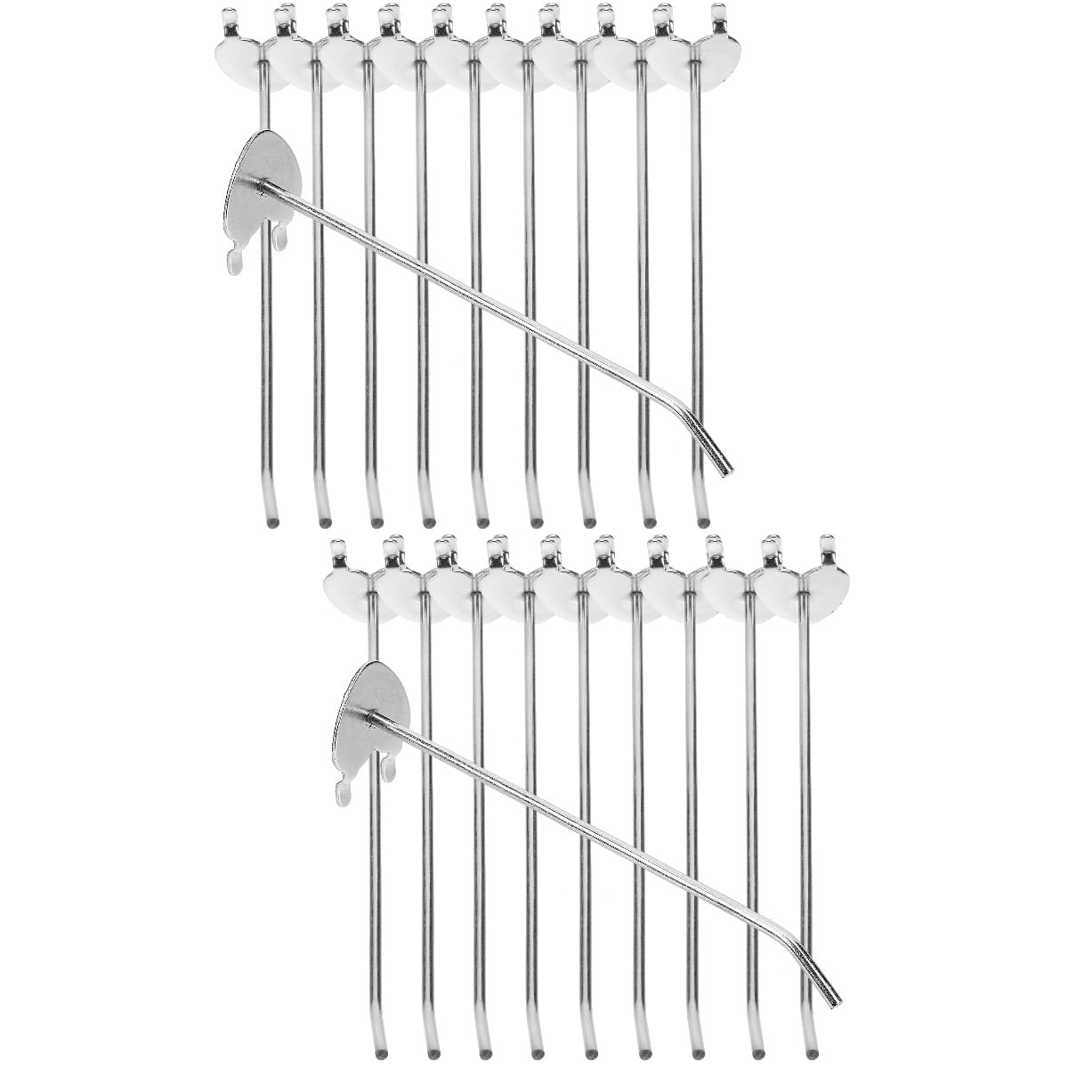 20 Pcs Piercing Hook Heavy Duty Clothes Hanger Hooks for Pegboard ...