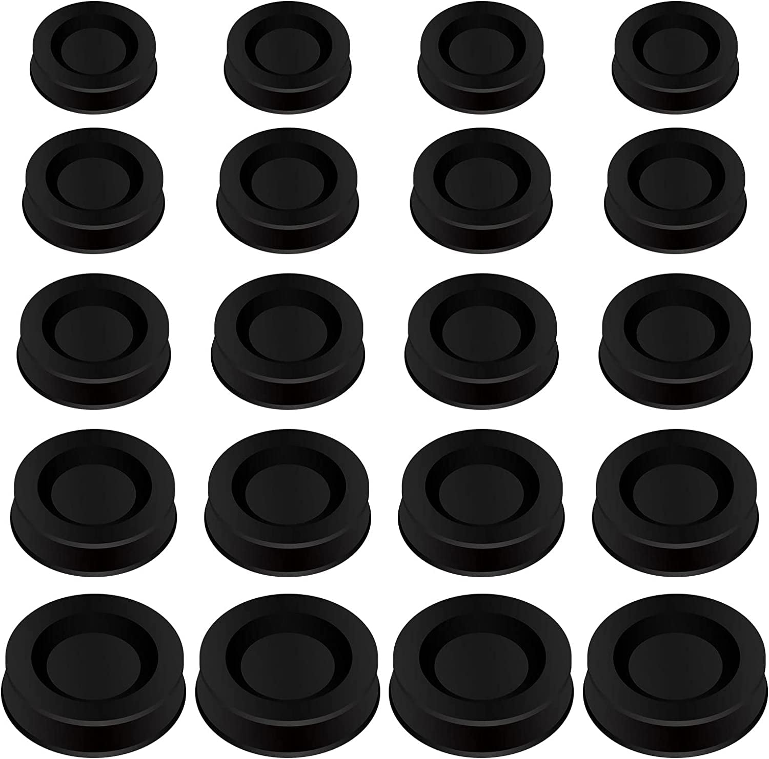 20 Pcs Piggy Bank Stoppers, Replacement Plugs for Savings Boxes (White ...