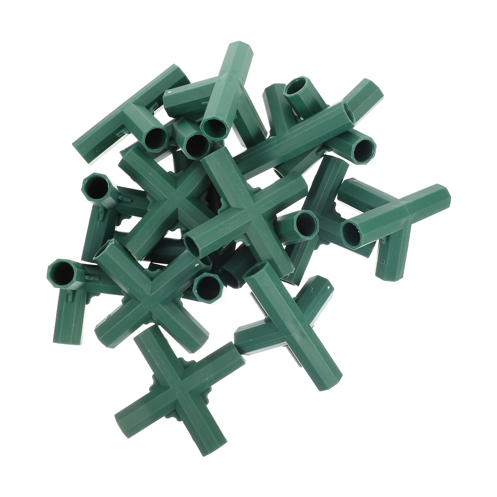 20 Pcs Plant Plastic Connectors Tube Joints Greenhouses for Outdoors ...