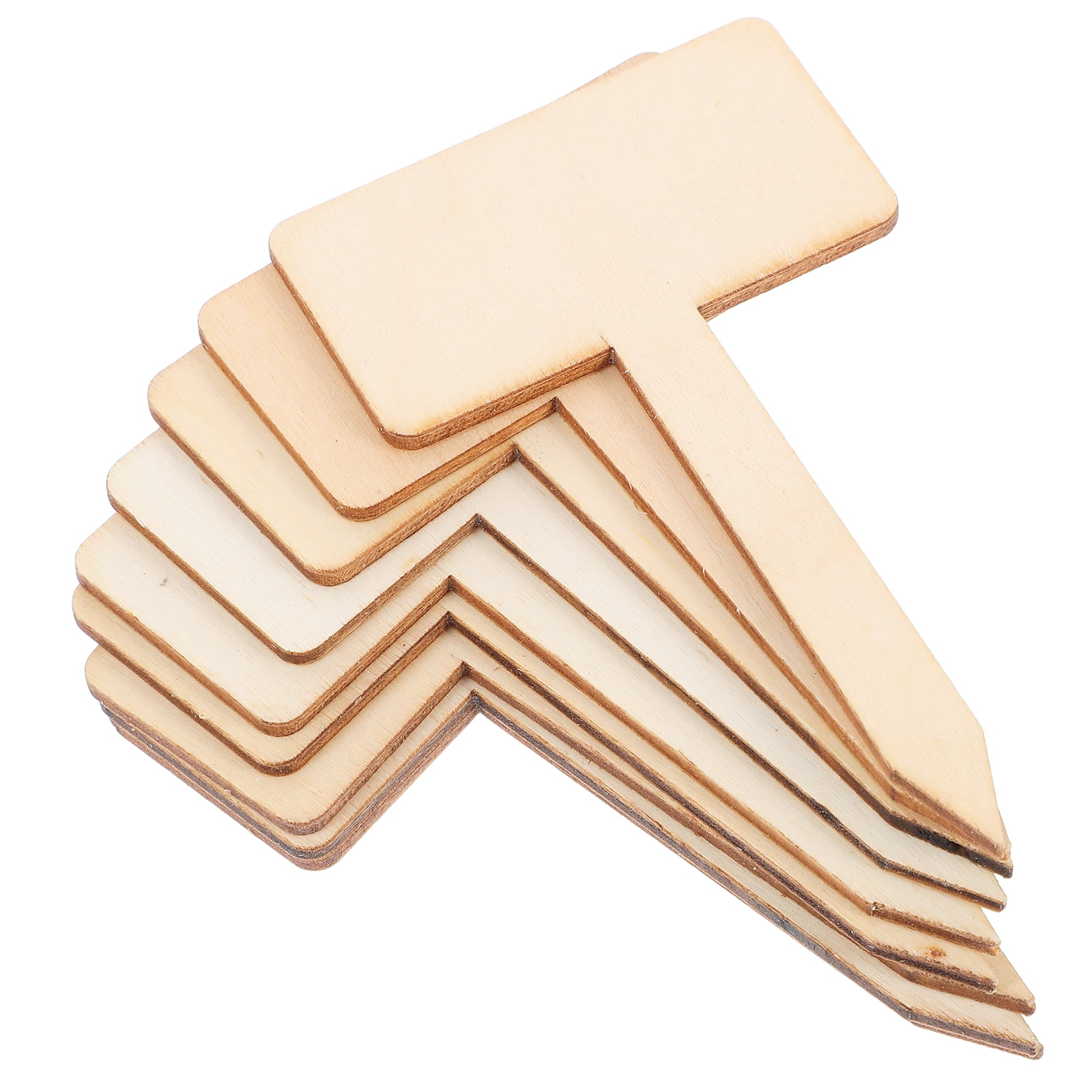 20 Pcs Plant Signs for Garden Name Stakes Plants Outdoor Beige ...