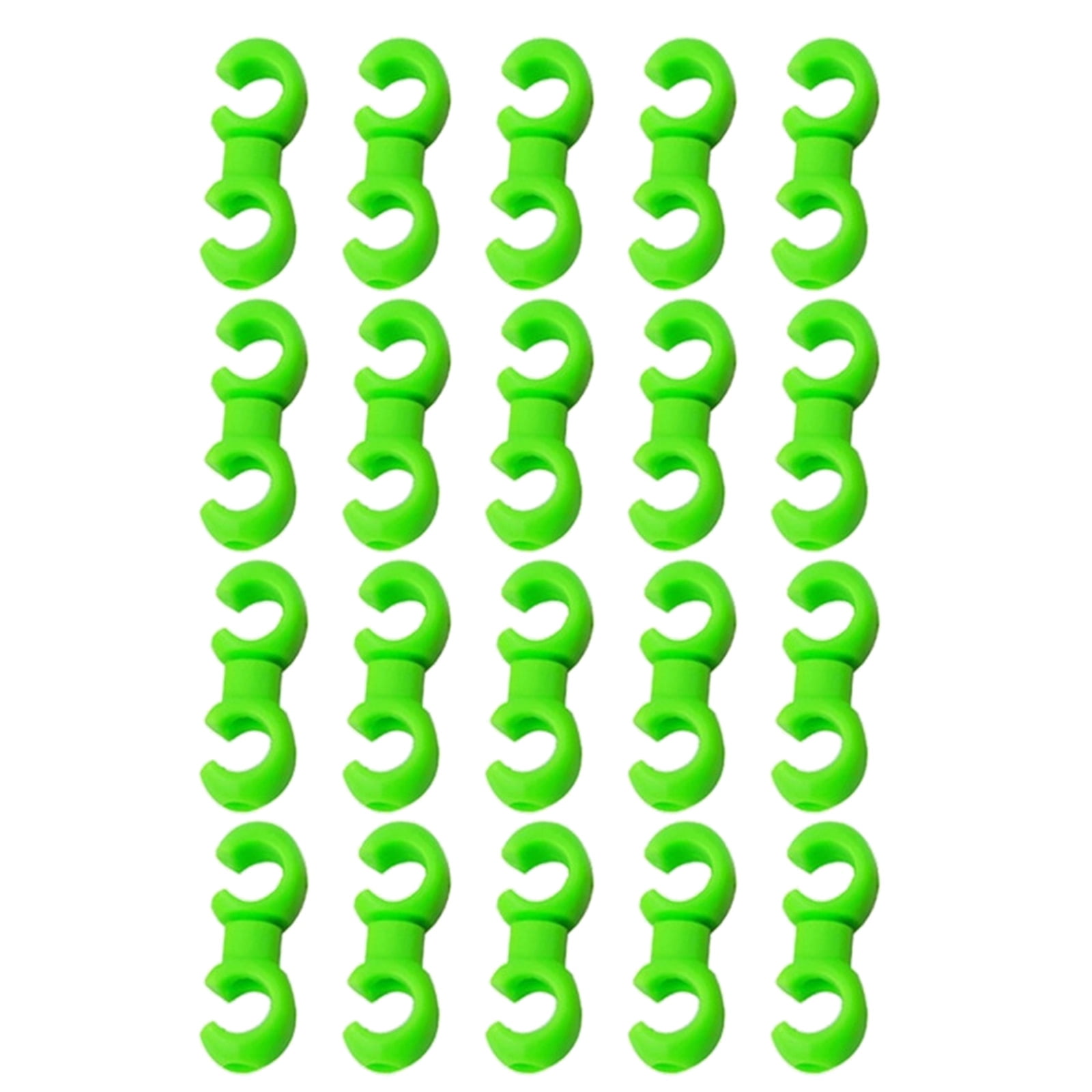 20 Pcs Plastic Bike Brake Cable Clips Bike Cable Clasps S-Style Lines ...
