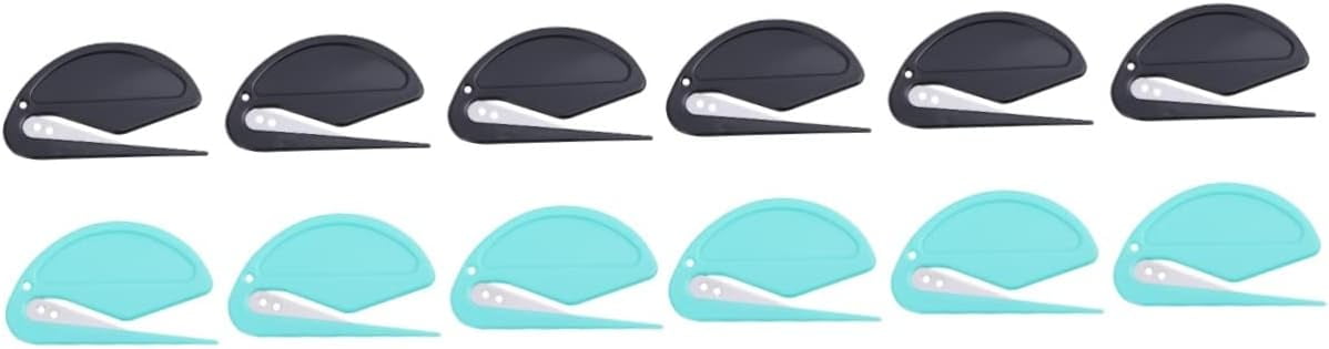 20 Pcs Plastic Envelope Min Paper Cutter Package Opener Retractable ...