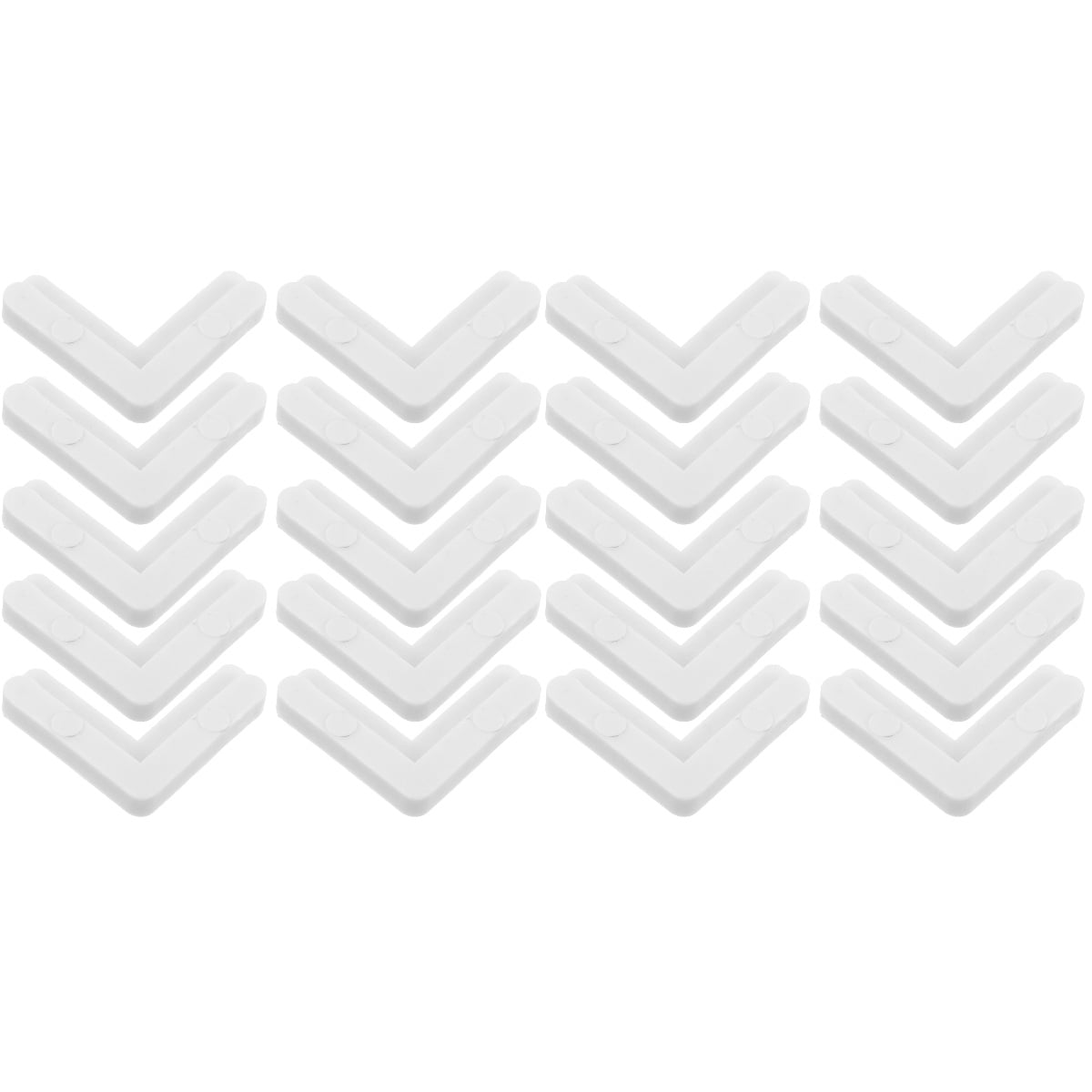 20 Pcs Plastic Fasteners Joint Screen Frame Corner Brackets Window ...