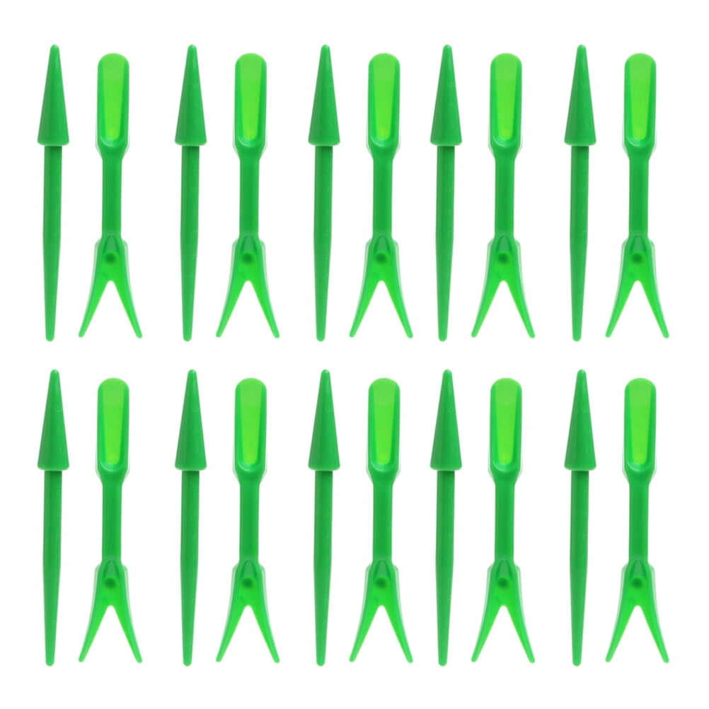 20 Pcs Plastic Garden Widger Seedlings Dibber Transplanting Planting ...