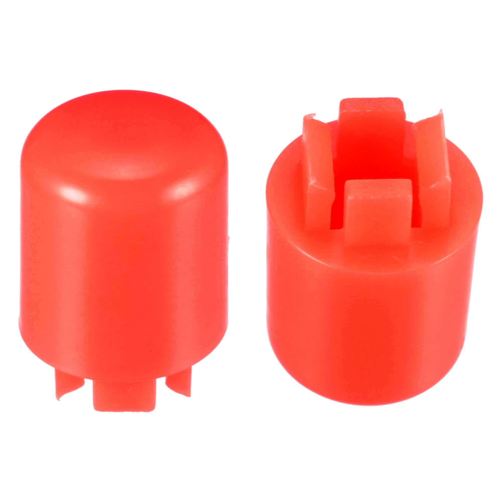 20 Pcs Plastic Pushbutton Tactile Switch Caps Cover Keycaps Red for ...